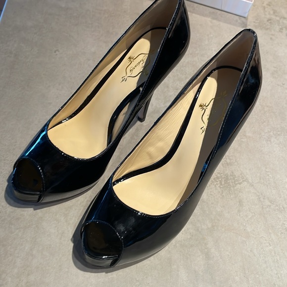 Foot Candy | Shoes | Hot Patent Leather Foot Candy Peep Toe Heels ...